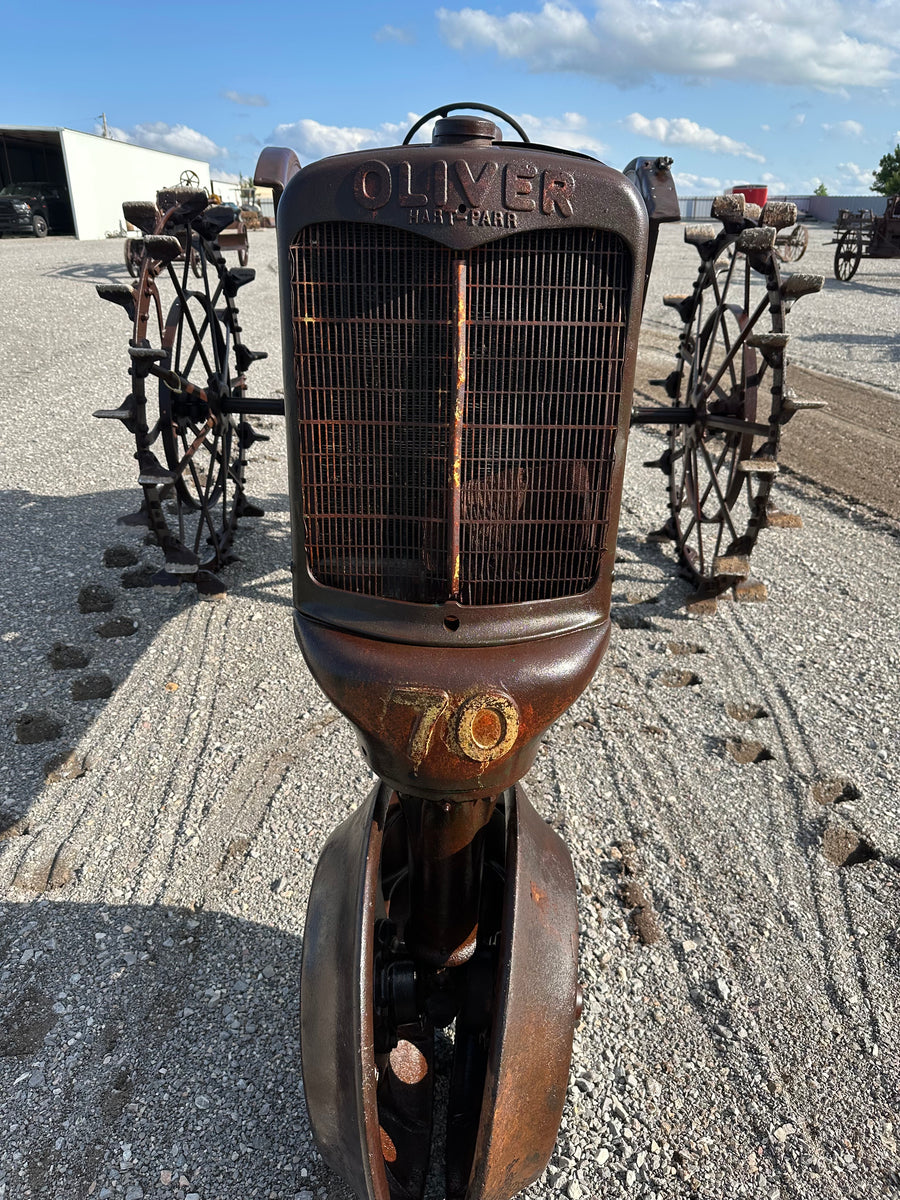 Antique Oliver 70 Steel Wheel Tractor – Doyle's Wagons