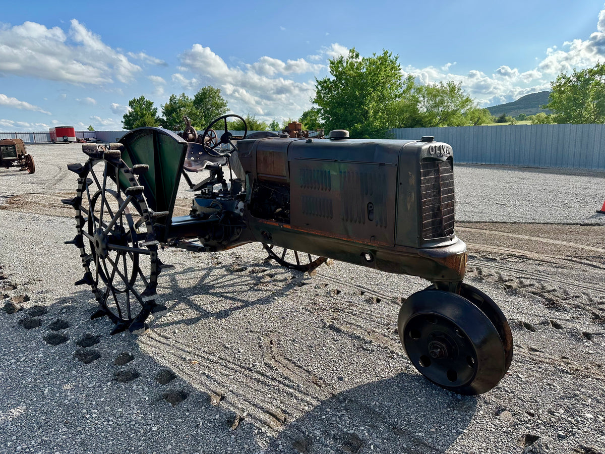 Antique Oliver 70 Steel Wheel Tractor – Doyle's Wagons