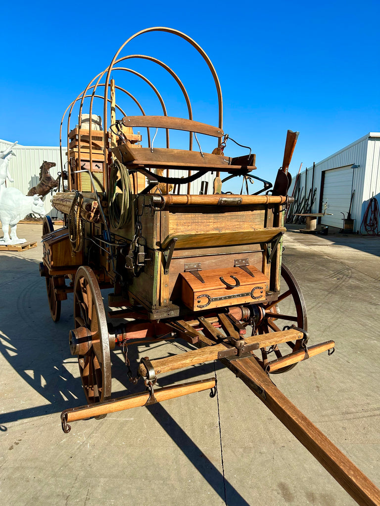 XSOLD*Outstanding High Narrow Wheel Chuck Wagon – Doyle's Wagons