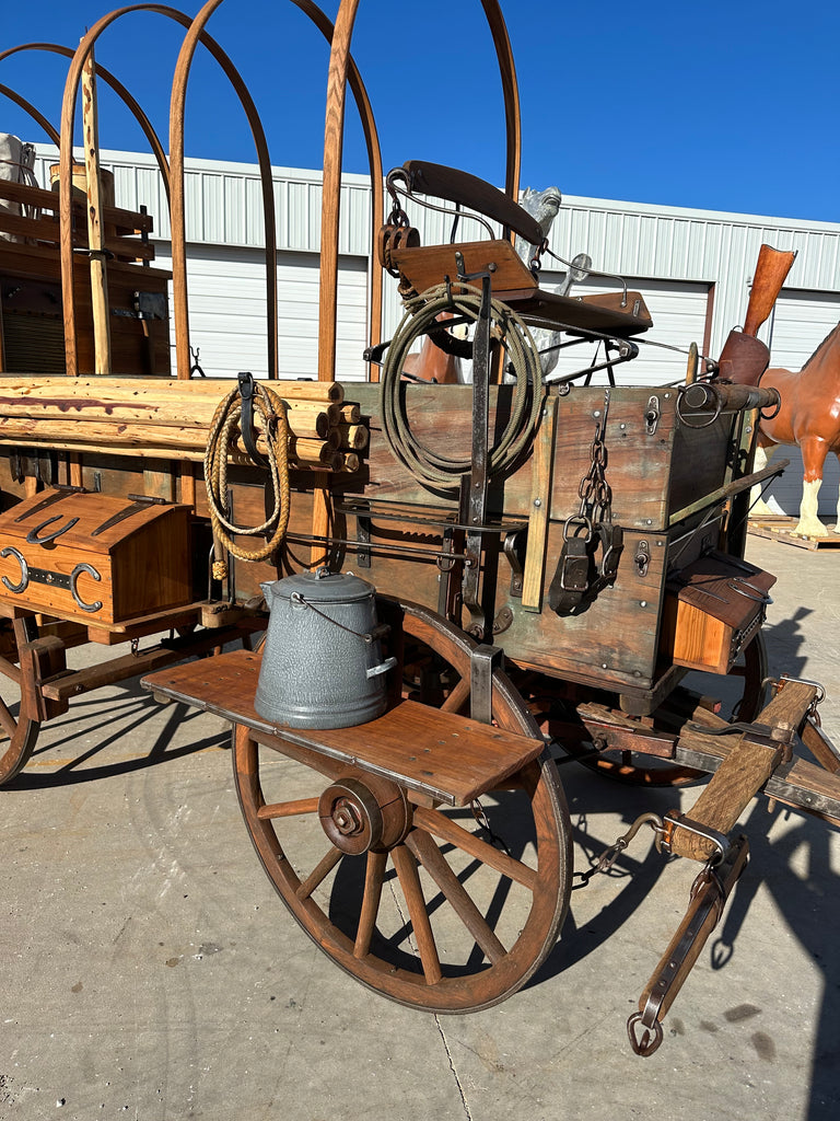 XSOLD*Outstanding High Narrow Wheel Chuck Wagon – Doyle's Wagons