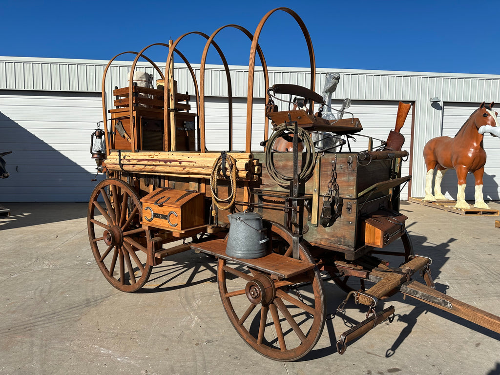 XSOLD*Outstanding High Narrow Wheel Chuck Wagon – Doyle's Wagons