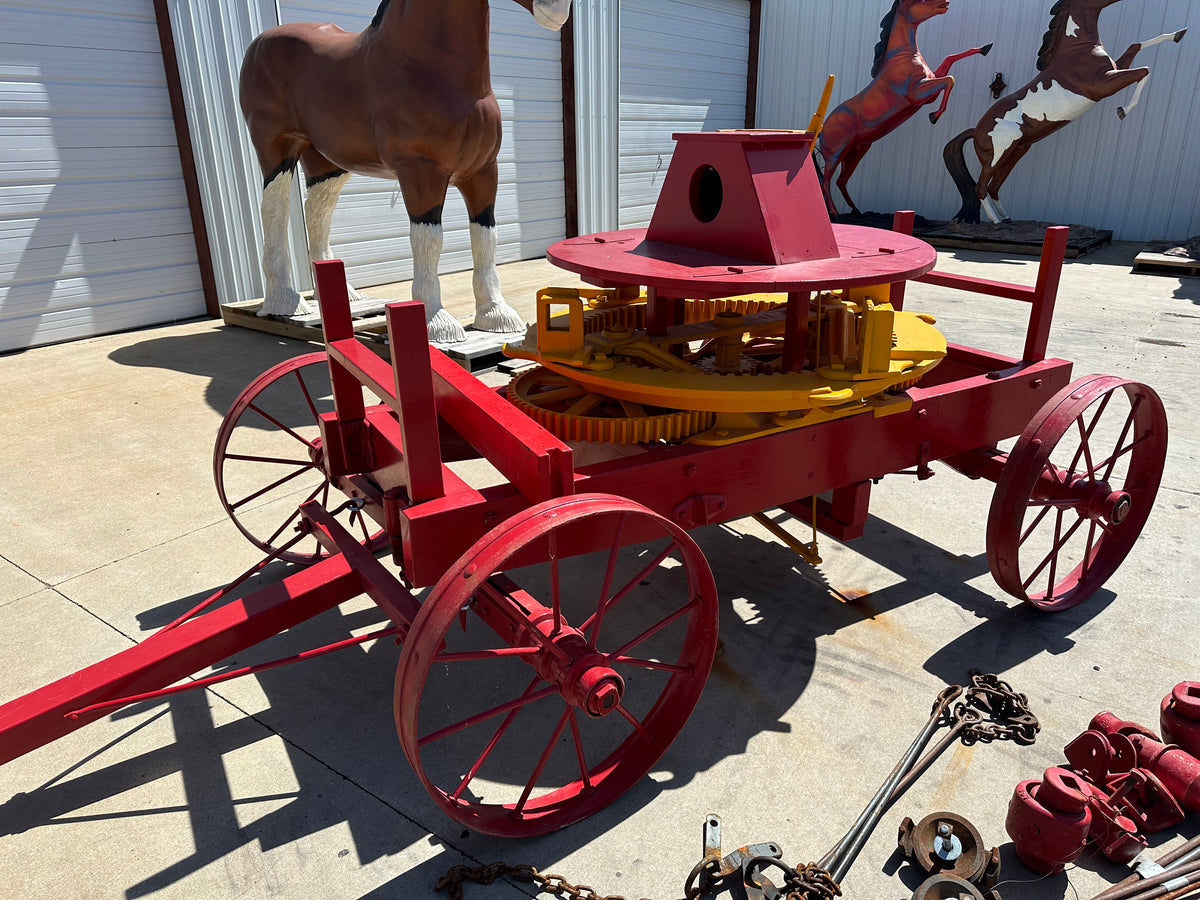 Antique Restored "Sandwich" Mounted Horse Power machine – Doyle's Wagons