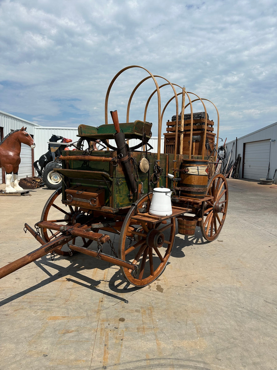 SOLD*High Narrow Wheel Newton Chuck Wagon – Doyle's Wagons