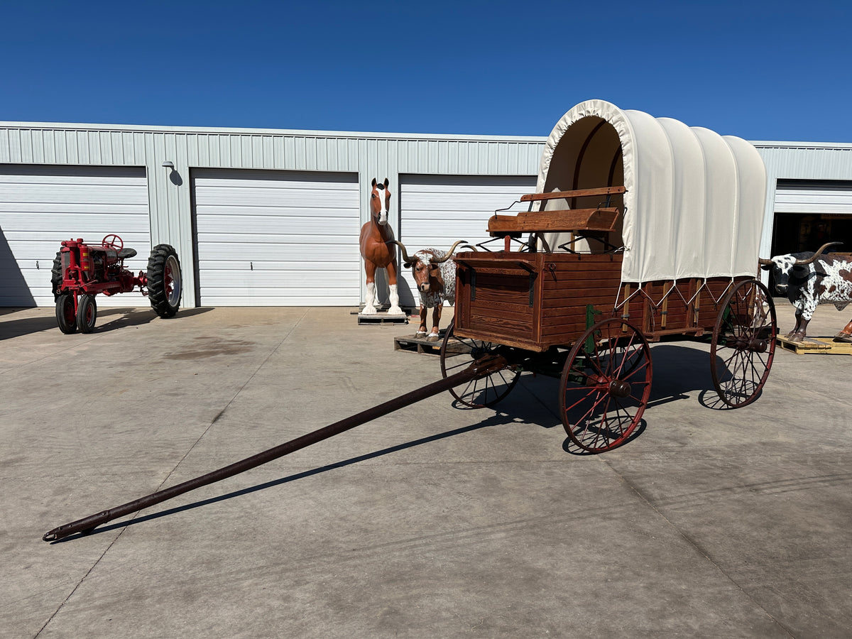 XSOLD*#511 Covered Display Wagon – Doyle's Wagons
