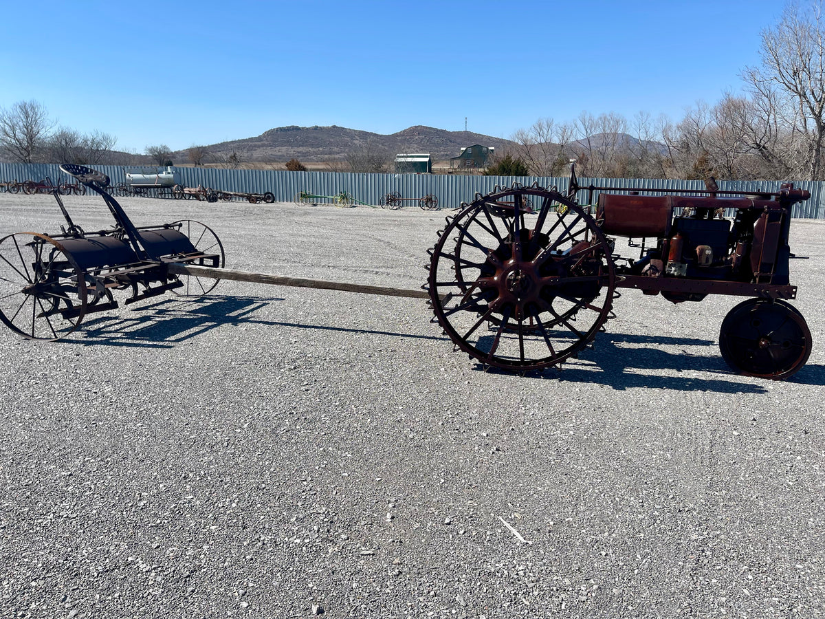 Antique International Tractor w/ 2 row stalk chopper – Doyle's Wagons